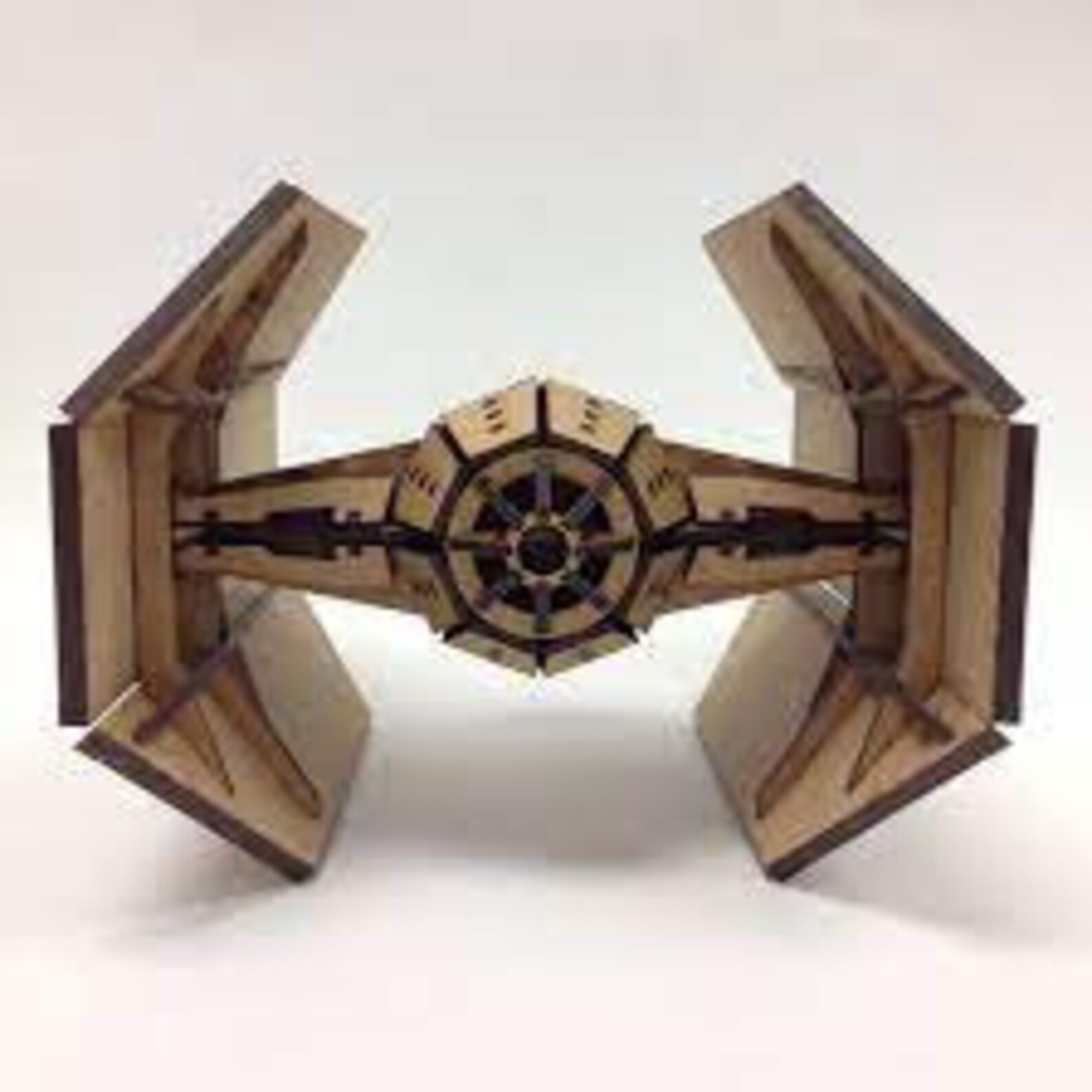 Darth Vader Tie_fighter_r14 ASCII (wood) Digital File for Lasercutting ...