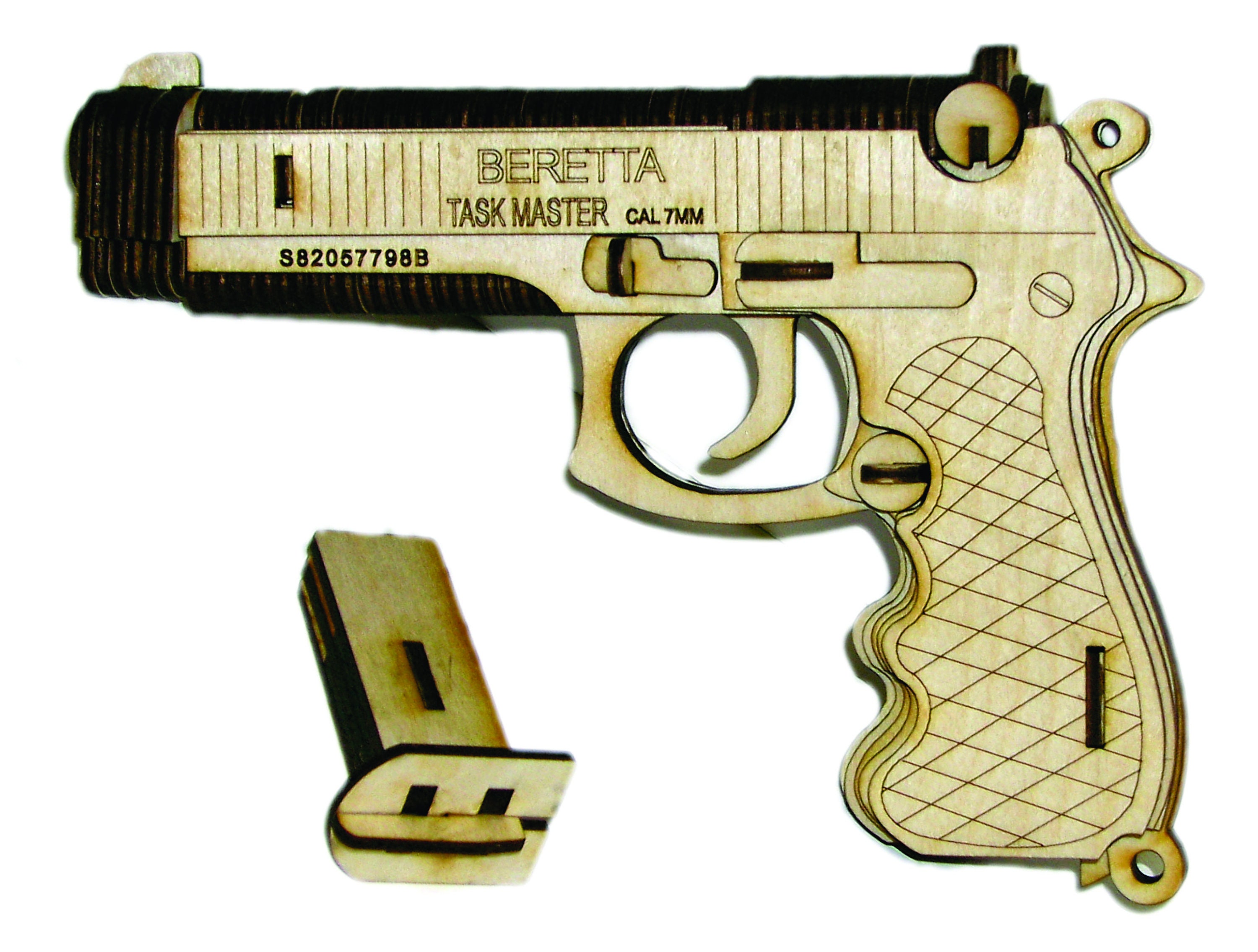 Beretta Gun File Cdr and Dxf Free Vector Download for Laser Cut File - Etsy