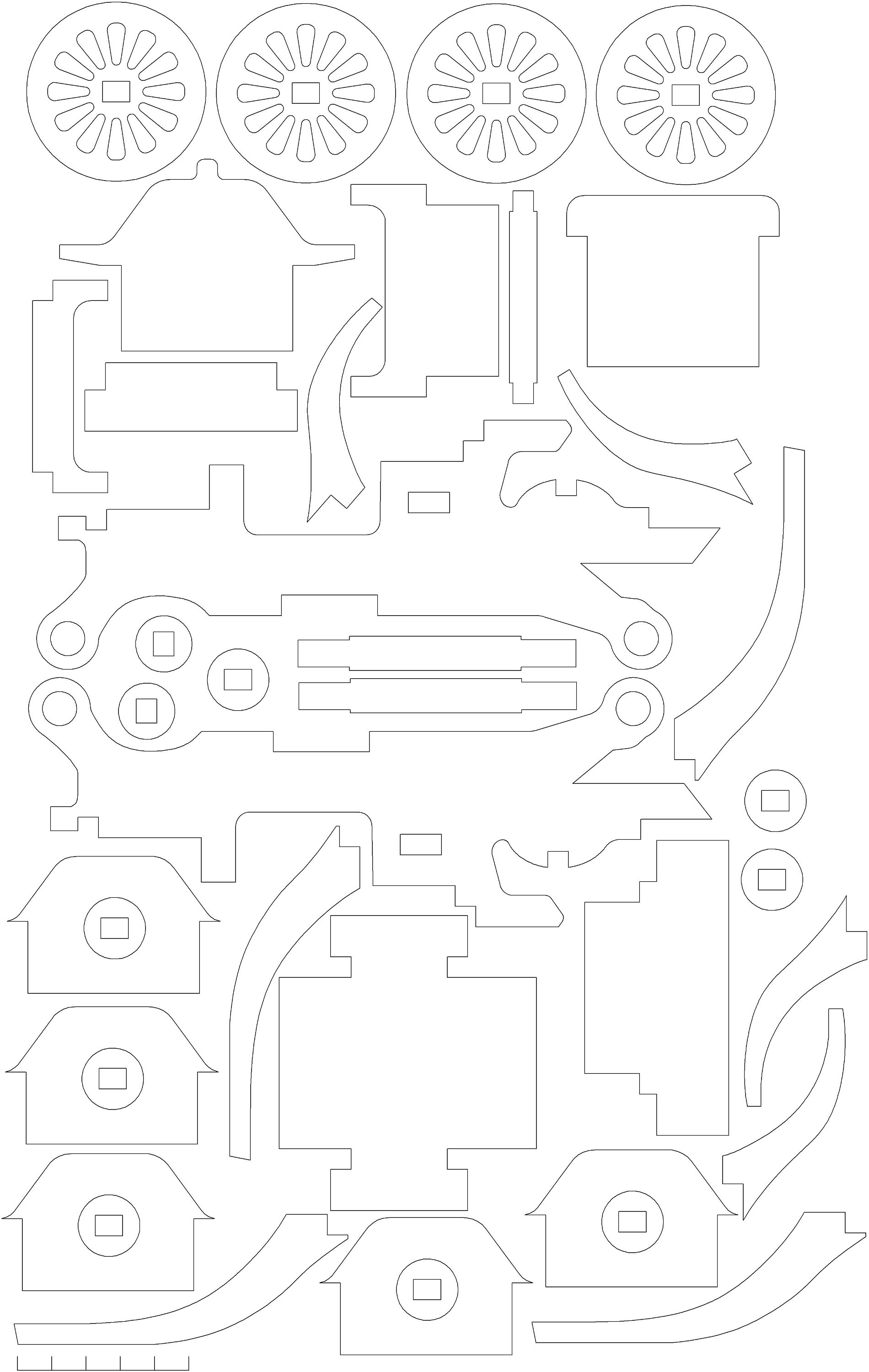 Laser Cut Ford Model T Car DXF and CDR File Download - Etsy