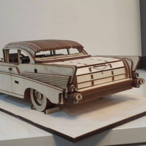 Chevrolet Bel Air 1957 File Cdr and Dxf Vector Download for Laser Cut ...