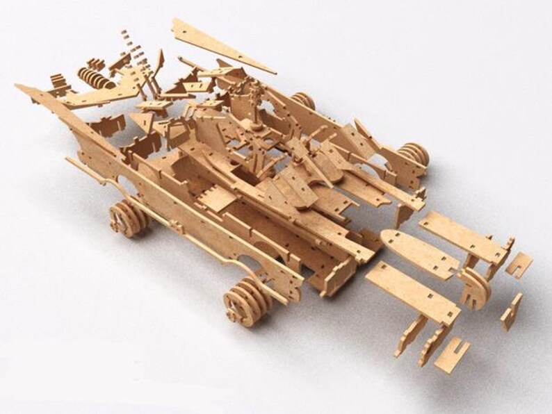 Batmobile Car - Laser Cut Files DXF CDR Vector Plans, Files Instant ...