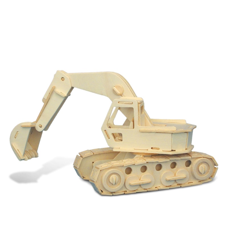 Excavator – 3D Puzzles Cdr and Dxf File Download-(no Instructions Easy ...