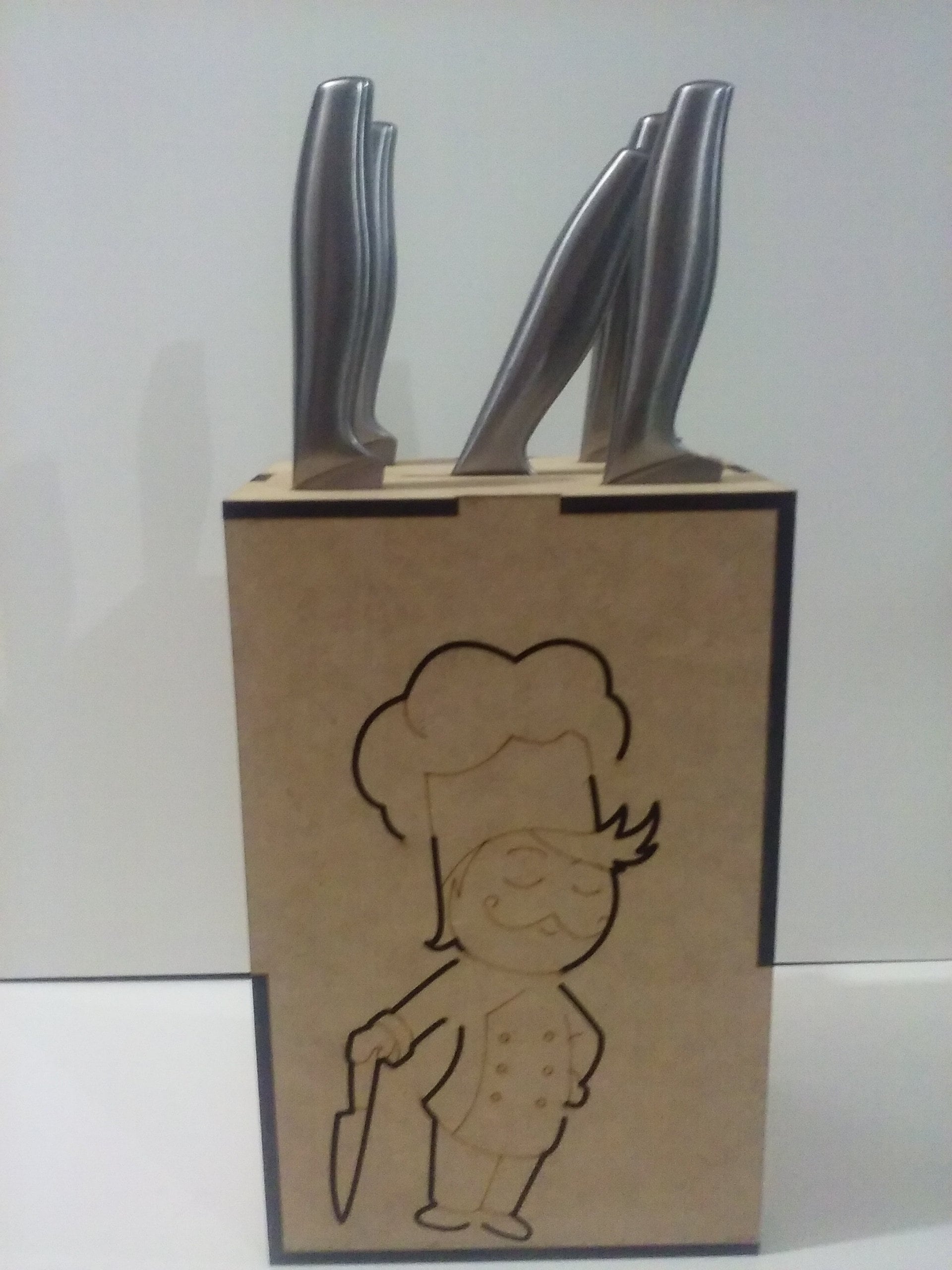 Knife Stand Laser Cut File - Etsy