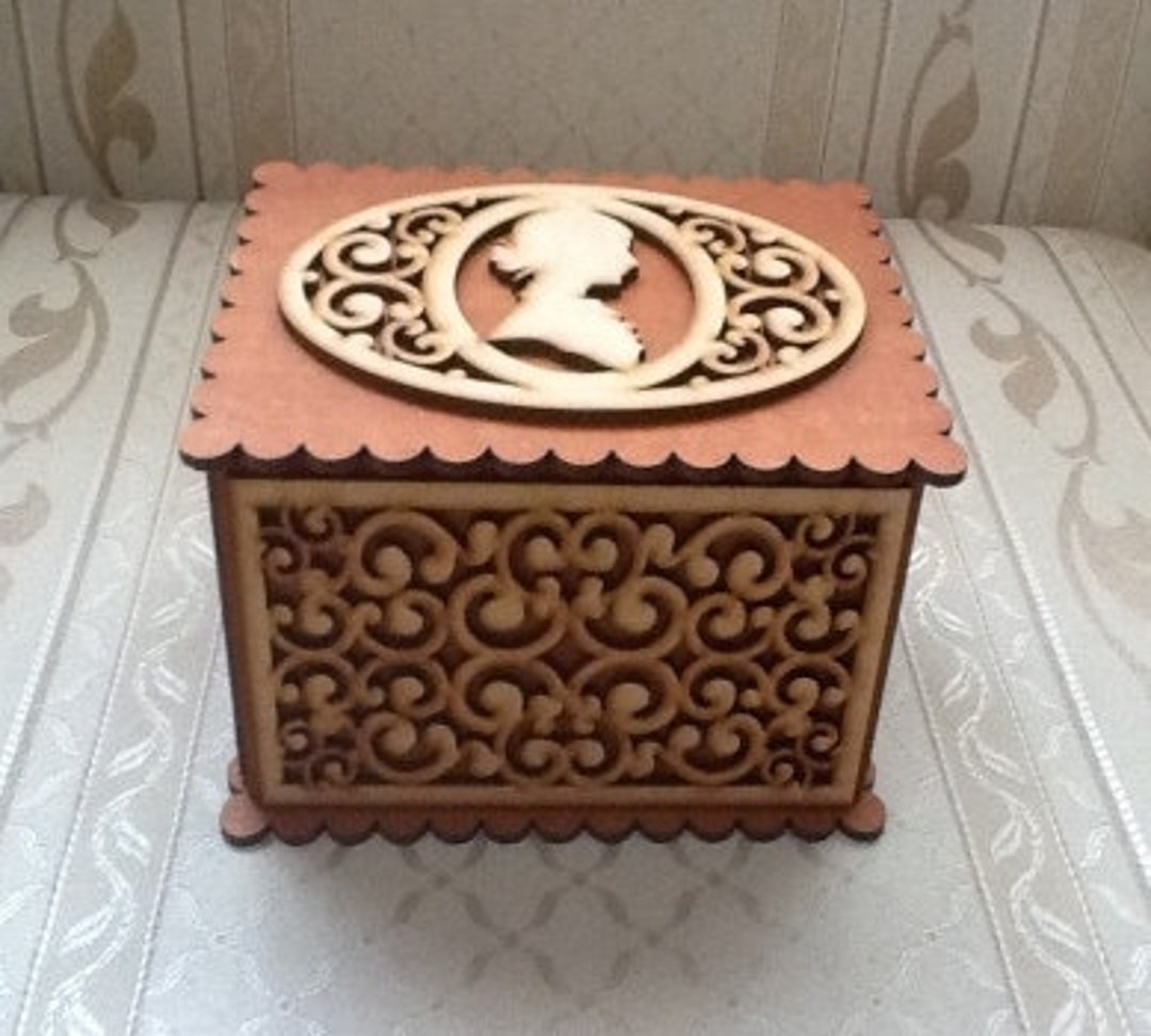 Cameo Box Cdr Laser Cut Vector File Download - Etsy