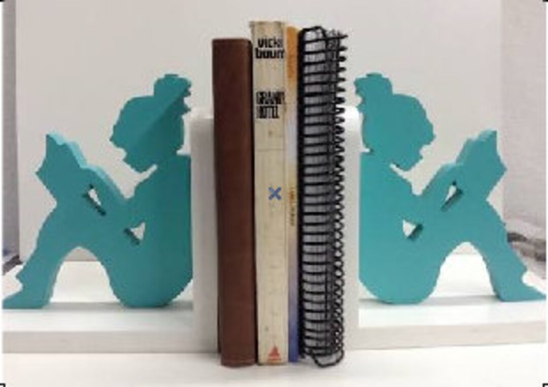 Book Ends of Girl - Book Stopper - Home Decoration - Digital File ...