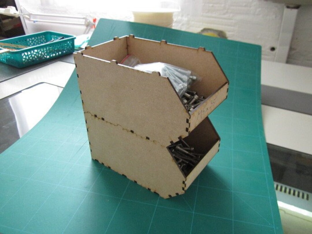 Bin Storage Laser Cut - Etsy