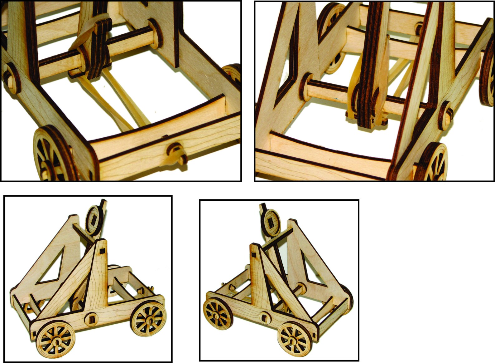 Toy Wood Catapult Vector for CNC, Toy Car SVG, Vector File, Laser Cut ...