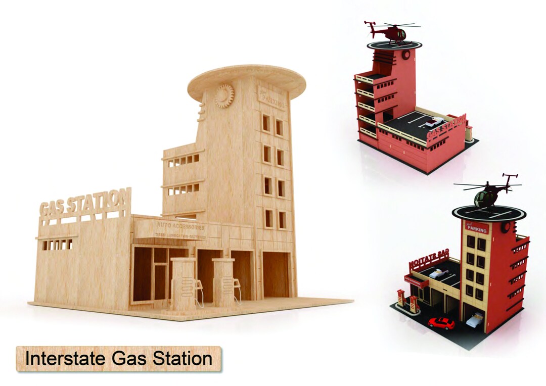Interstate Gas Station - Etsy