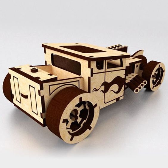 Laser Cut Bones Shaker Free DXF and Cdr File Download - Etsy