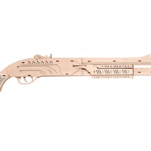 Wooden Shotgun Laser Cut File and Instructions. - Etsy