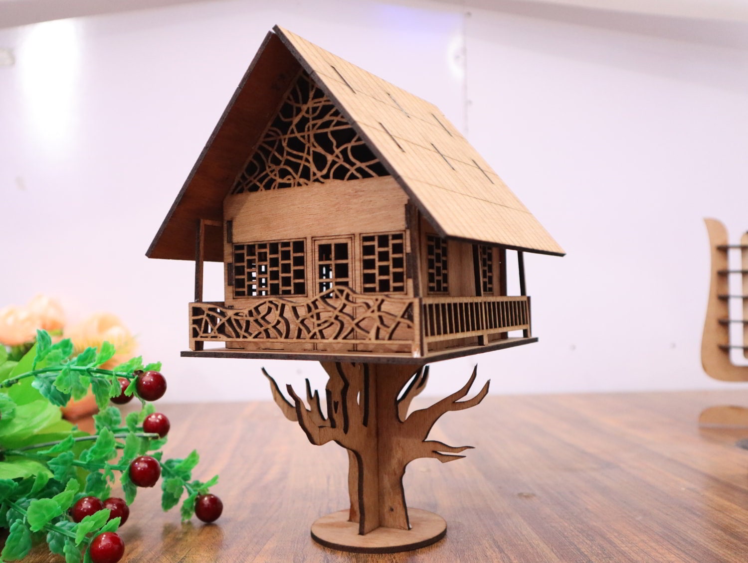 Laser Cut Tree House 3mm Vector SVG, DXF and CDR File Download (3mm) - Etsy