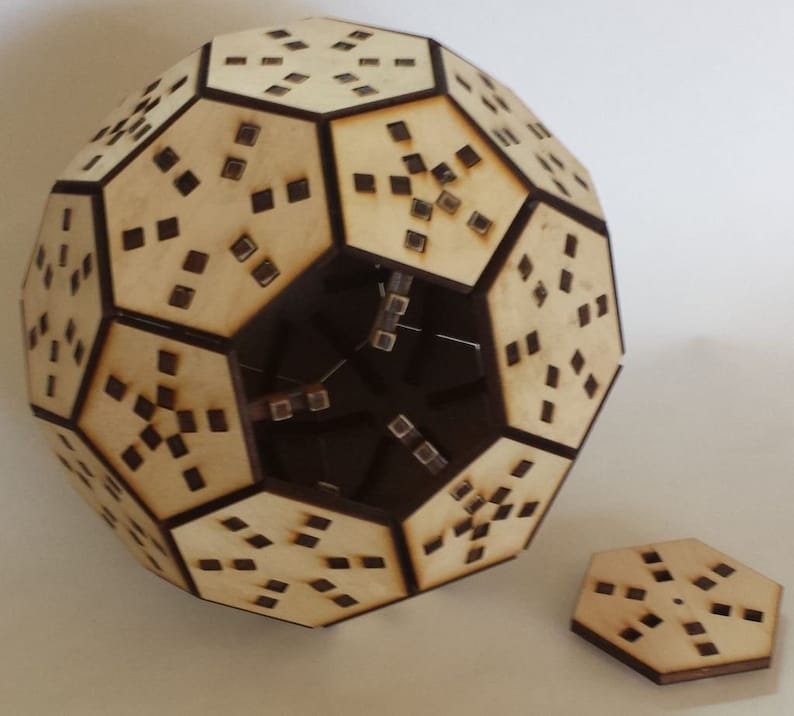 Soccer Ball. Laser Cut Files CDR, DXF Vector Plans, Glowforge Files ...