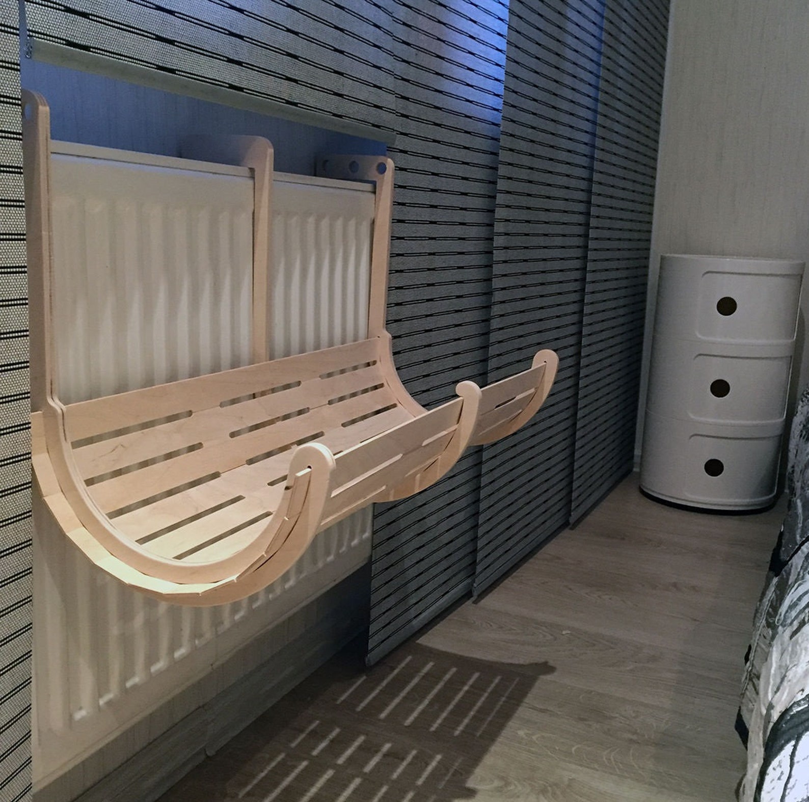 Laser Cut Wall Mounted Cat Bed Vector SVG, DXF and CDR File Download ...