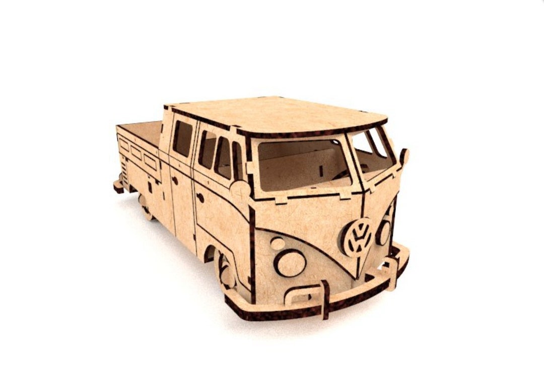 Volkswagen Bus File Cdr and Dxf Vector Download for Laser Cut - Etsy