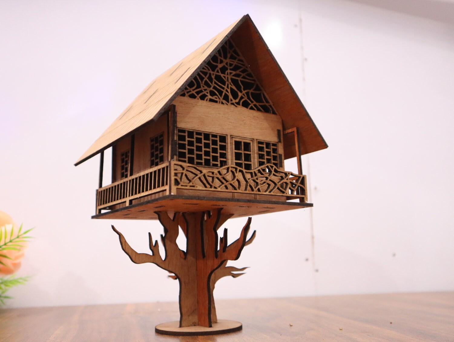 Laser Cut Tree House 3mm Vector SVG, DXF and CDR File Download (3mm) - Etsy