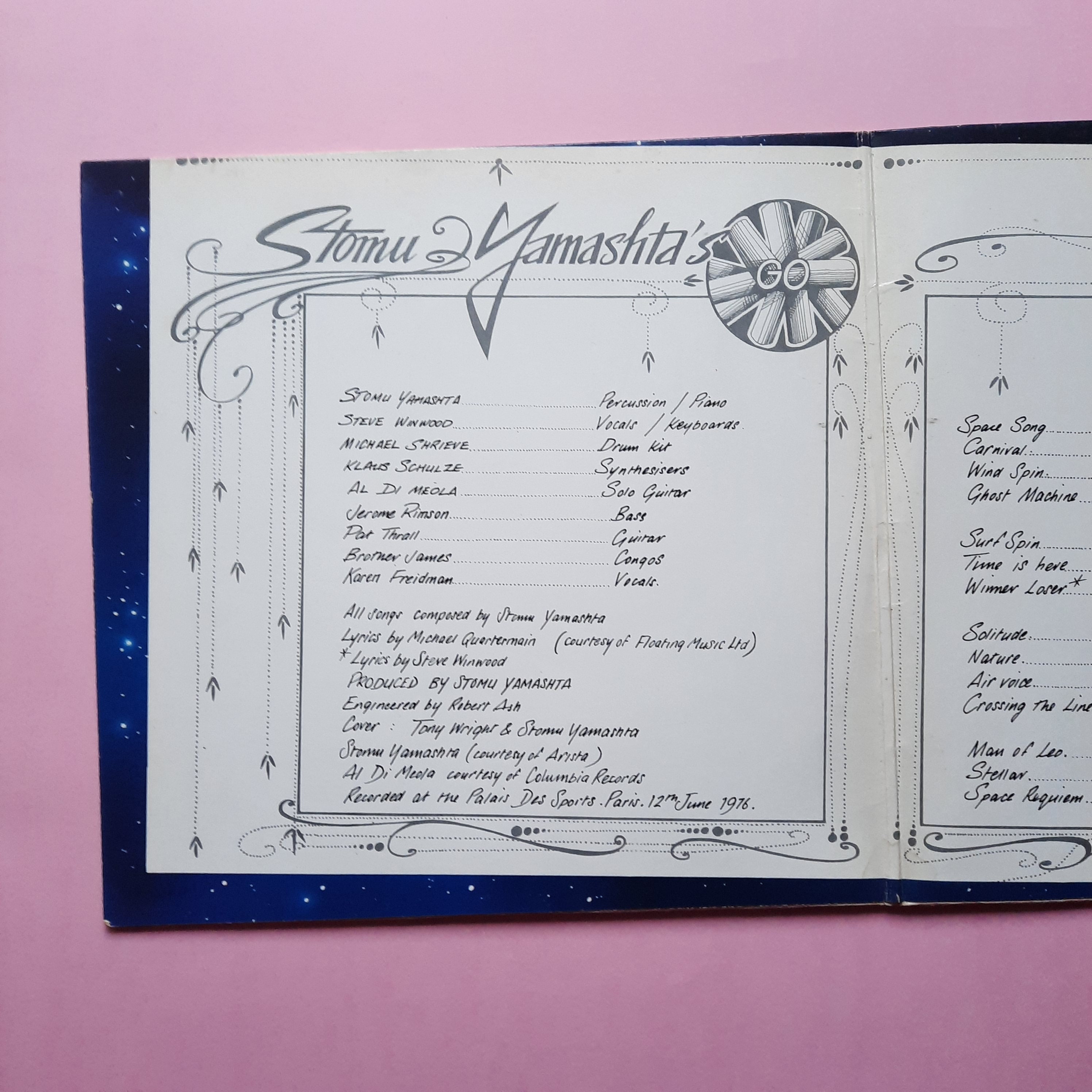 LP Record Stomu Yamashta's Go - Live From Paris | Stomu Yamashta, Steve ...