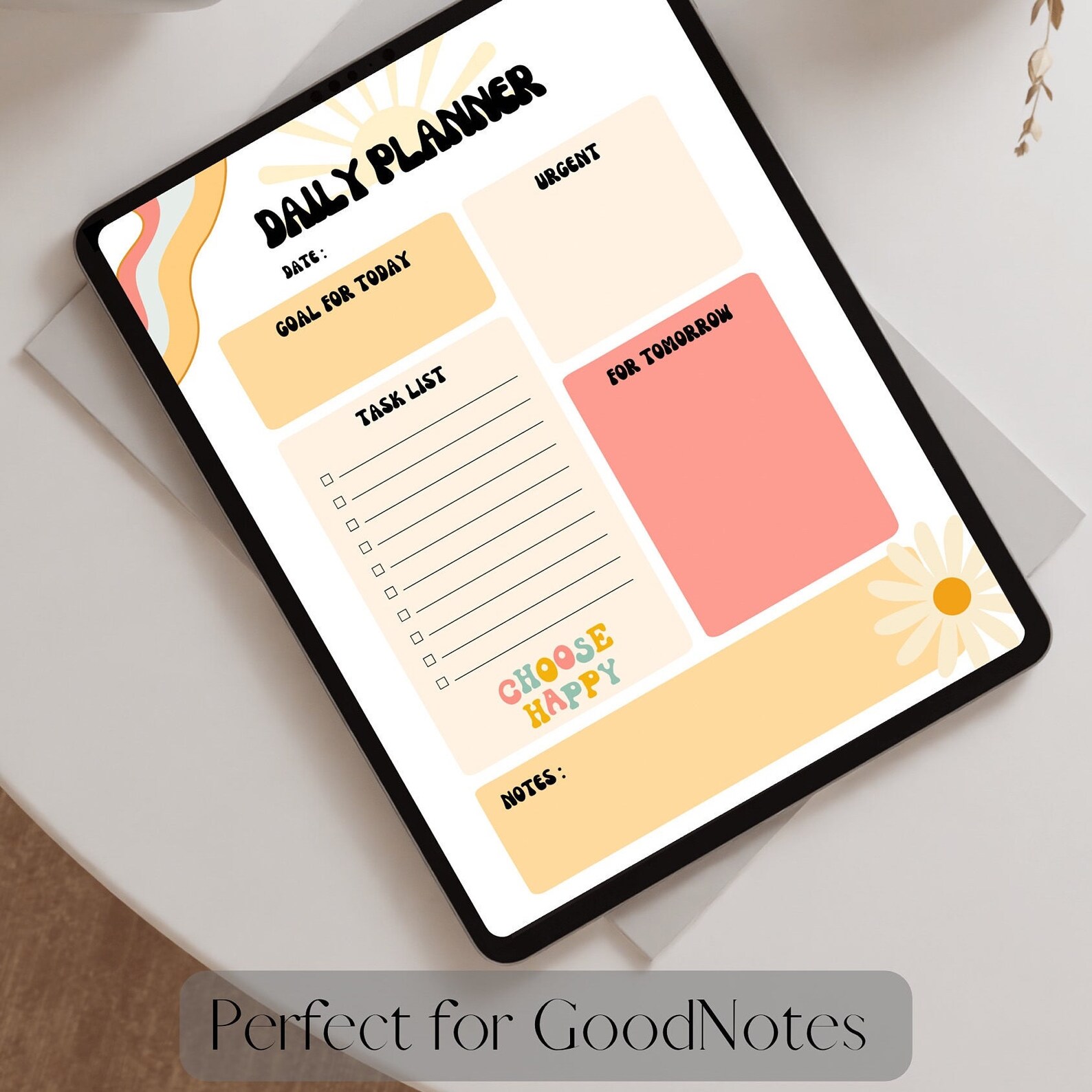 Printable Daily Planner | Goodnotes Day Planner | 2023 Daily Planner ...