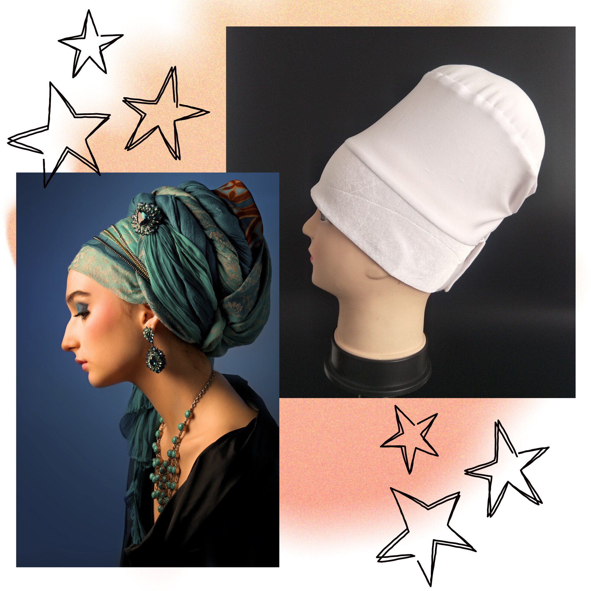 Tichel Volumizer Will Make Any Hair Cover Look Stunning on - Etsy Canada