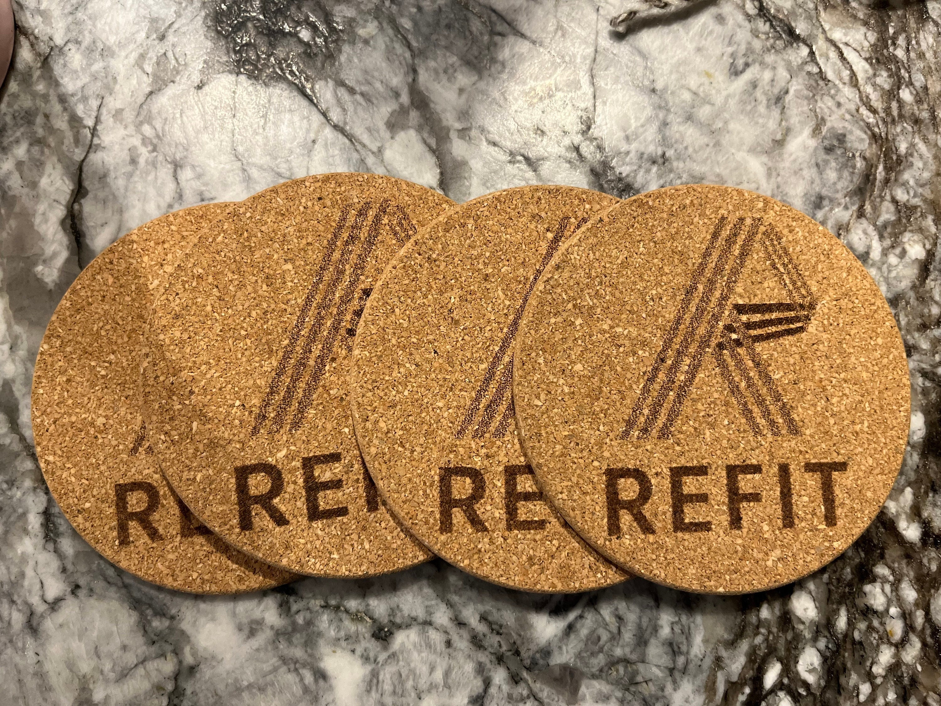 Custom Engraved Cork Coasters - Etsy