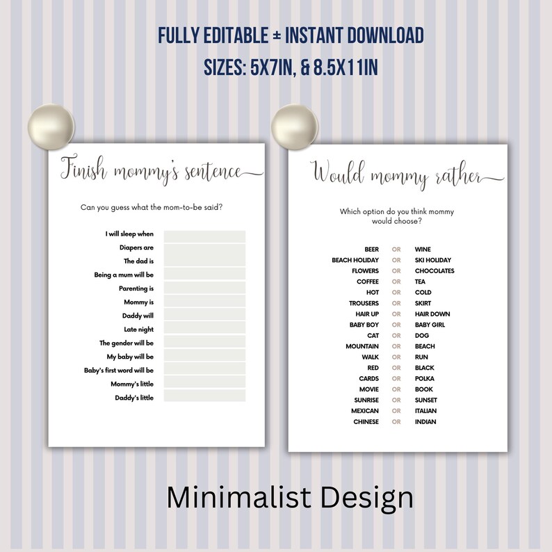 Baby-q Baby Shower Games Bundle: BBQ Theme (printable Canva Template ...