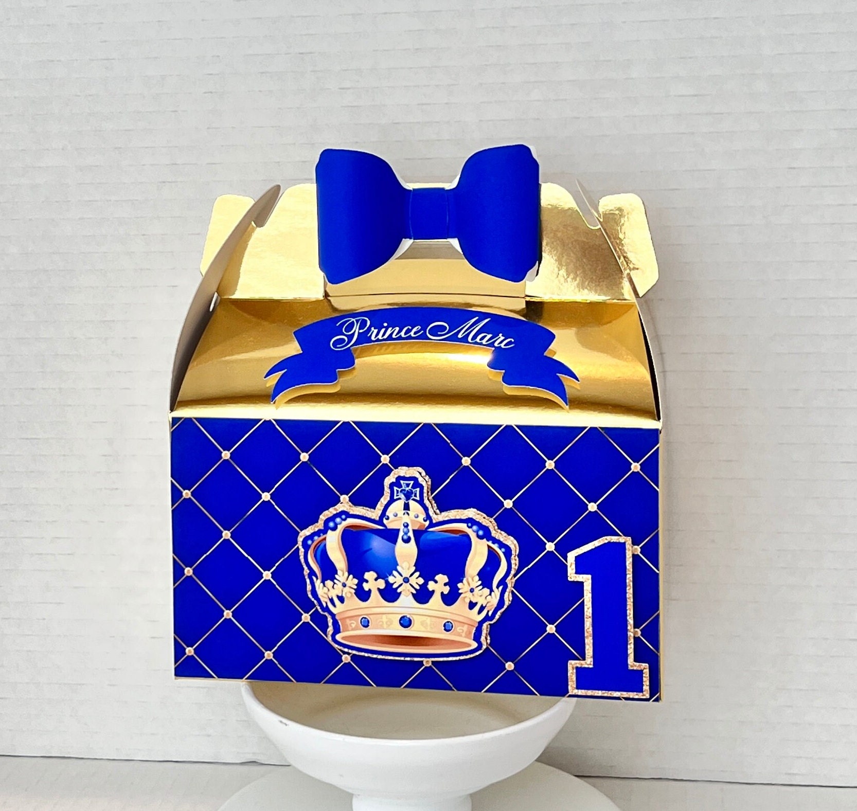 Favor Box Prince Prince Box Party Decoration Favor Box Party - Etsy