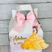 Belle Gable Box, Belle Birthday, Party Decoration Box Belle, Favor Box ...