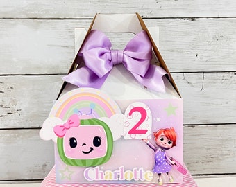 Personalized Cocomelon Tin Box Cocomelon Crayon Box Party Favors ...