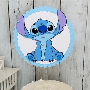 6-stitch Cupcake Topper, 1-stitch Cake Topper, Party Decor Stitch ...