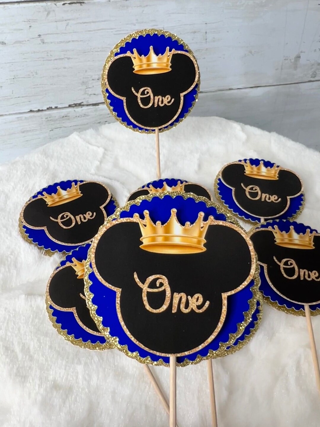 Topper De Cupcake Prince Mickey Mouse, Topper Temático De Prince Mickey ...