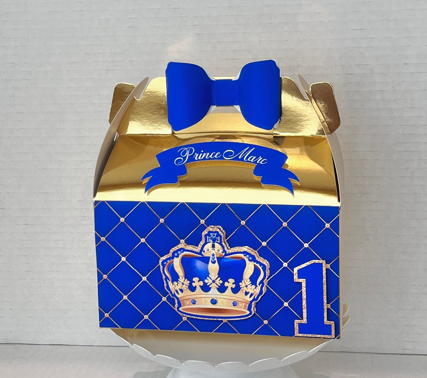 Favor Box Prince Prince Box Party Decoration Favor Box Party - Etsy