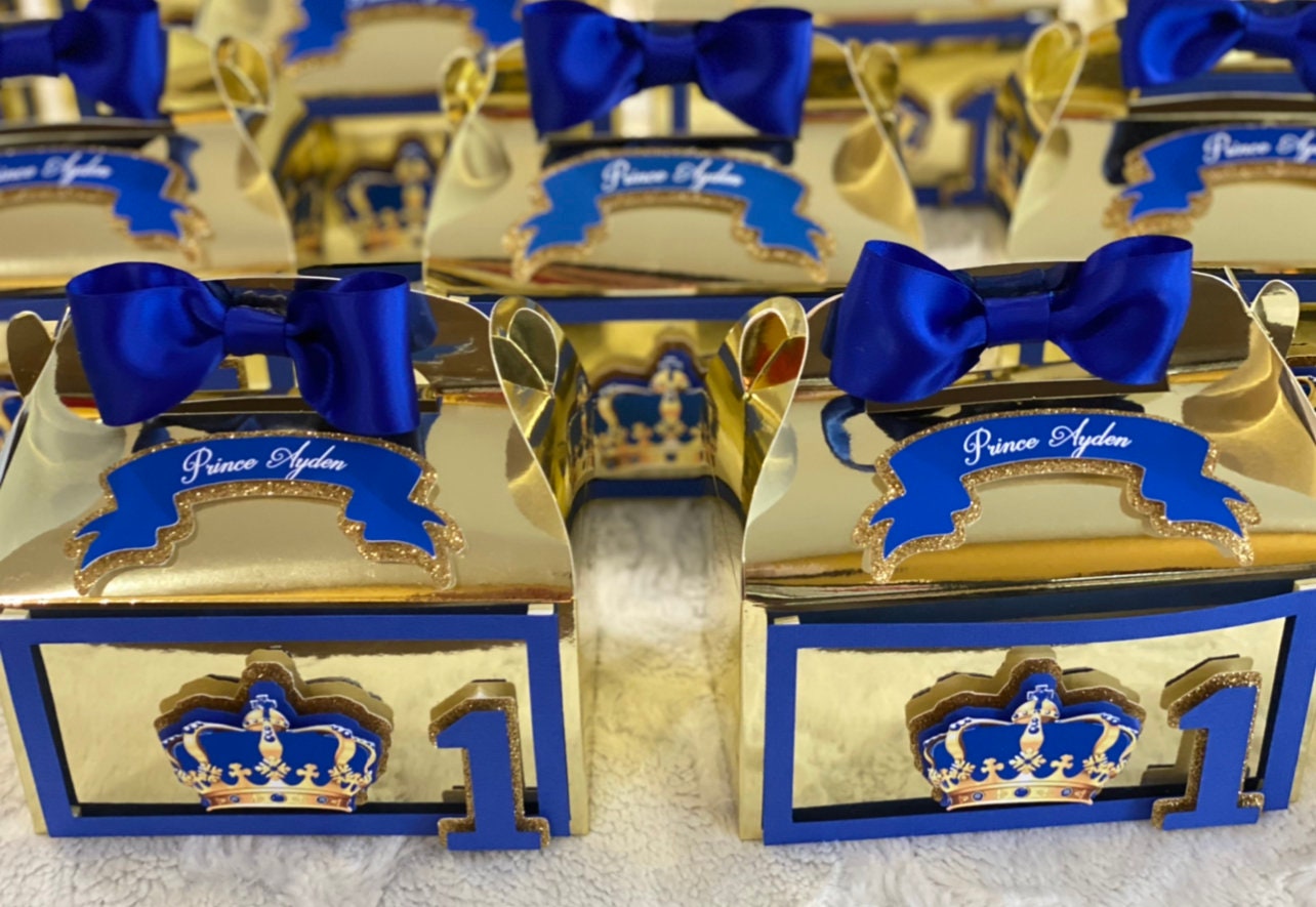 Favor Box Prince Prince Box Party Decoration Favor Box Party - Etsy