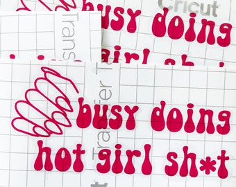 Hot Girl Sticker - Etsy
