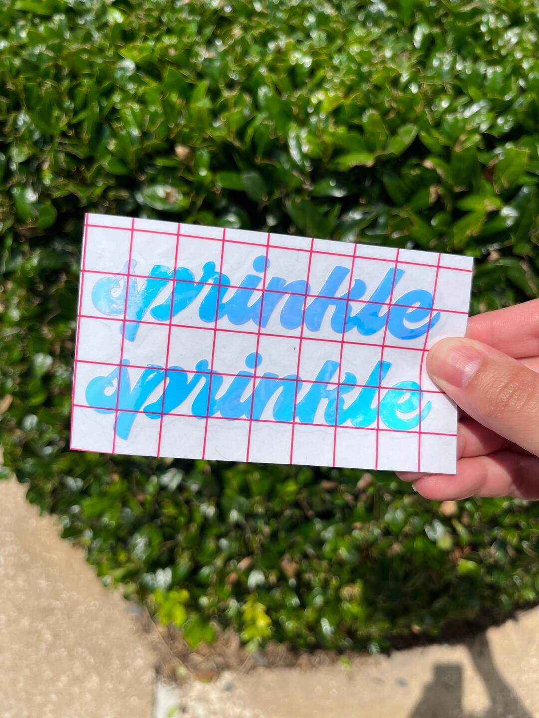 SPRINKLE SPRINKLE Holographic Car Decal - Etsy