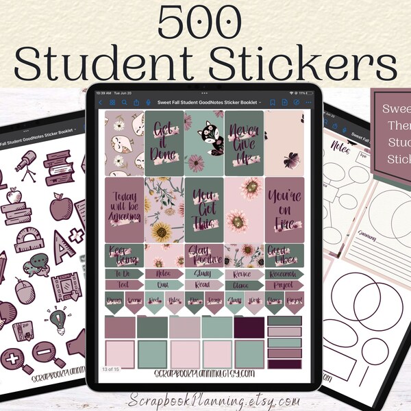 Student Planner Stickers - Etsy