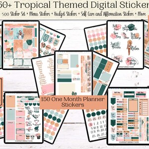 Summer Digital Sticker Pack | Digital Planner Stickers | Goodnotes ...