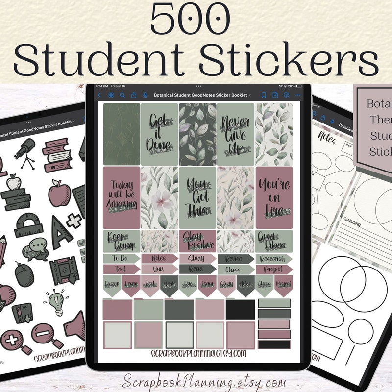 Student Planner Stickers - Etsy