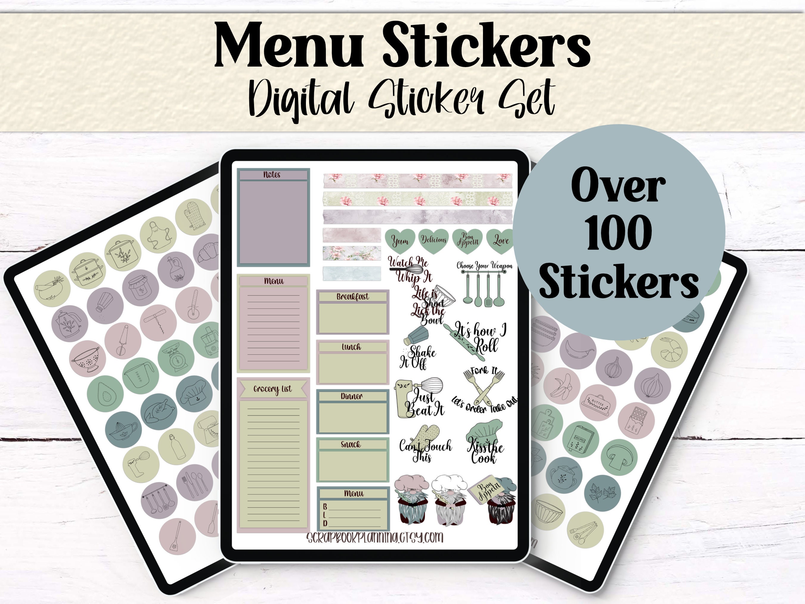 May Digital Stickers May Flowers Theme Spring Stickers - Etsy