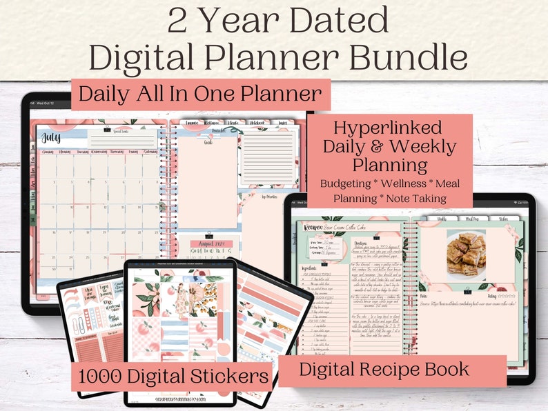 Goodnotes Planner Digital Stickers 2023 2024 Digital - Etsy
