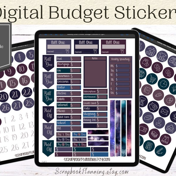 Money Planner Stickers - Etsy