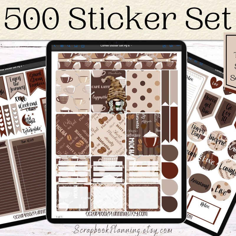 Coffee Planner Stickers - Etsy