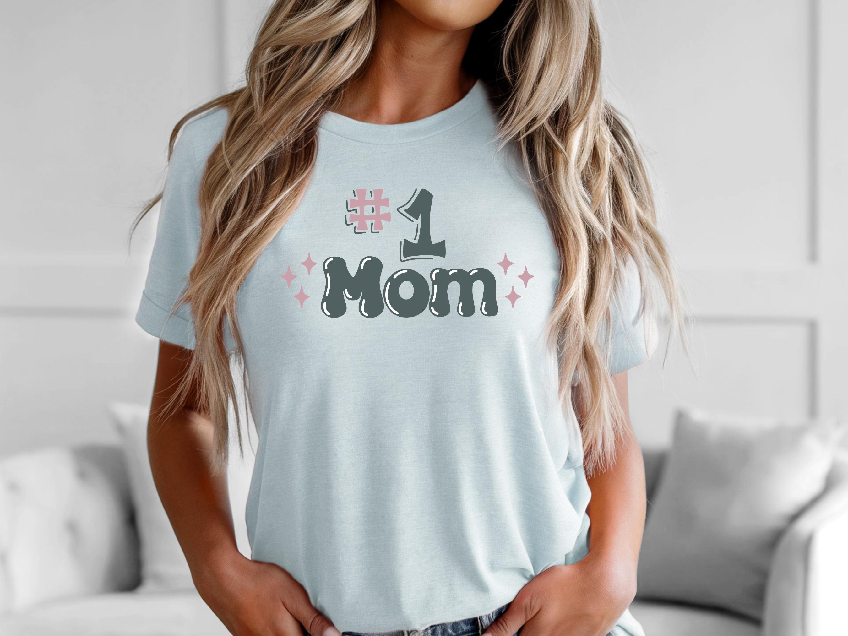 SVG #1 Mom | Number One Mom Cut File for Cricut & Silhouette | Mother’s ...