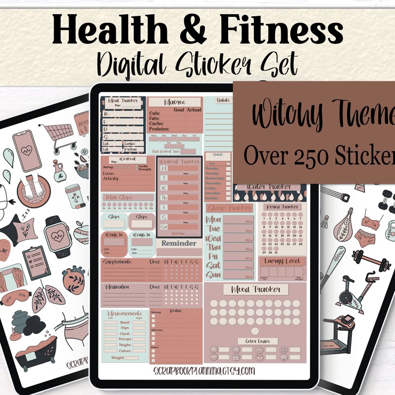 Fitness Planner Stickers - Etsy