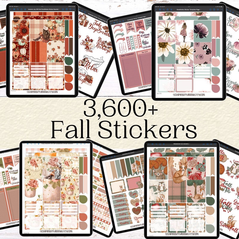 Fall Planner Stickers - Etsy