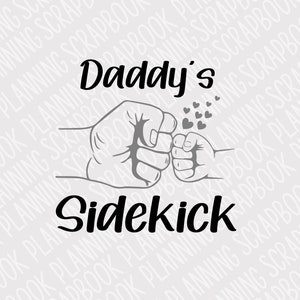 Father's Day SVG | Daddy's Sidekick | PNG | Svg | Cut Files | Cricut ...