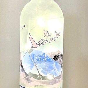 Grey Goose; Lighted Bottle, Bar Decoration; Recycled Bottle; Vodka ...