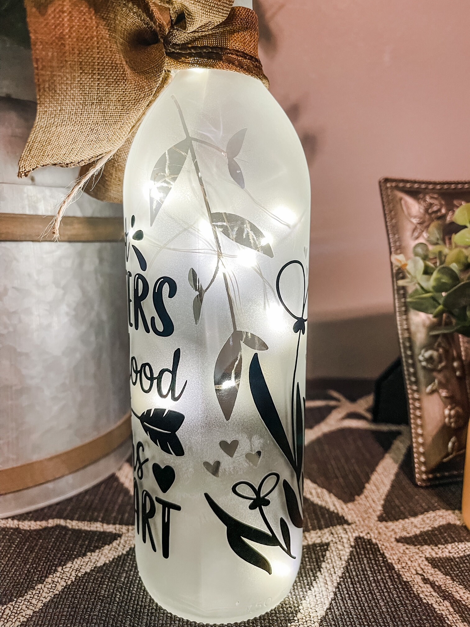 Sisters by Heart; Light Wine Bottle; Besties; Best Friends; Friends ...