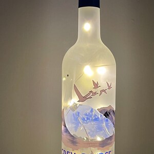 Grey Goose; Lighted Bottle, Bar Decoration; Recycled Bottle; Vodka ...