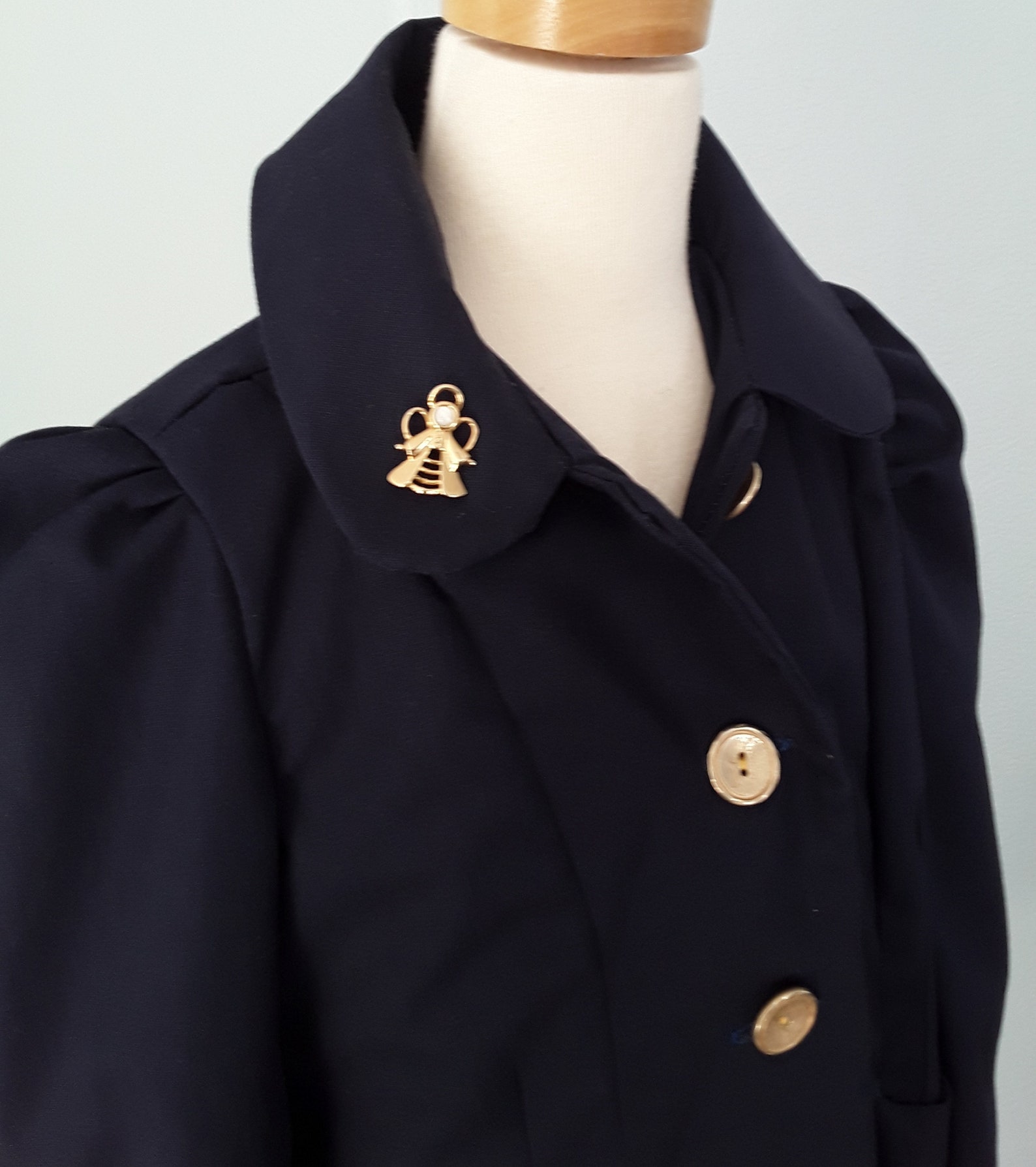 This is a Coat Made With a Vogue Pattern. It Has 6 Gold Buttons. - Etsy