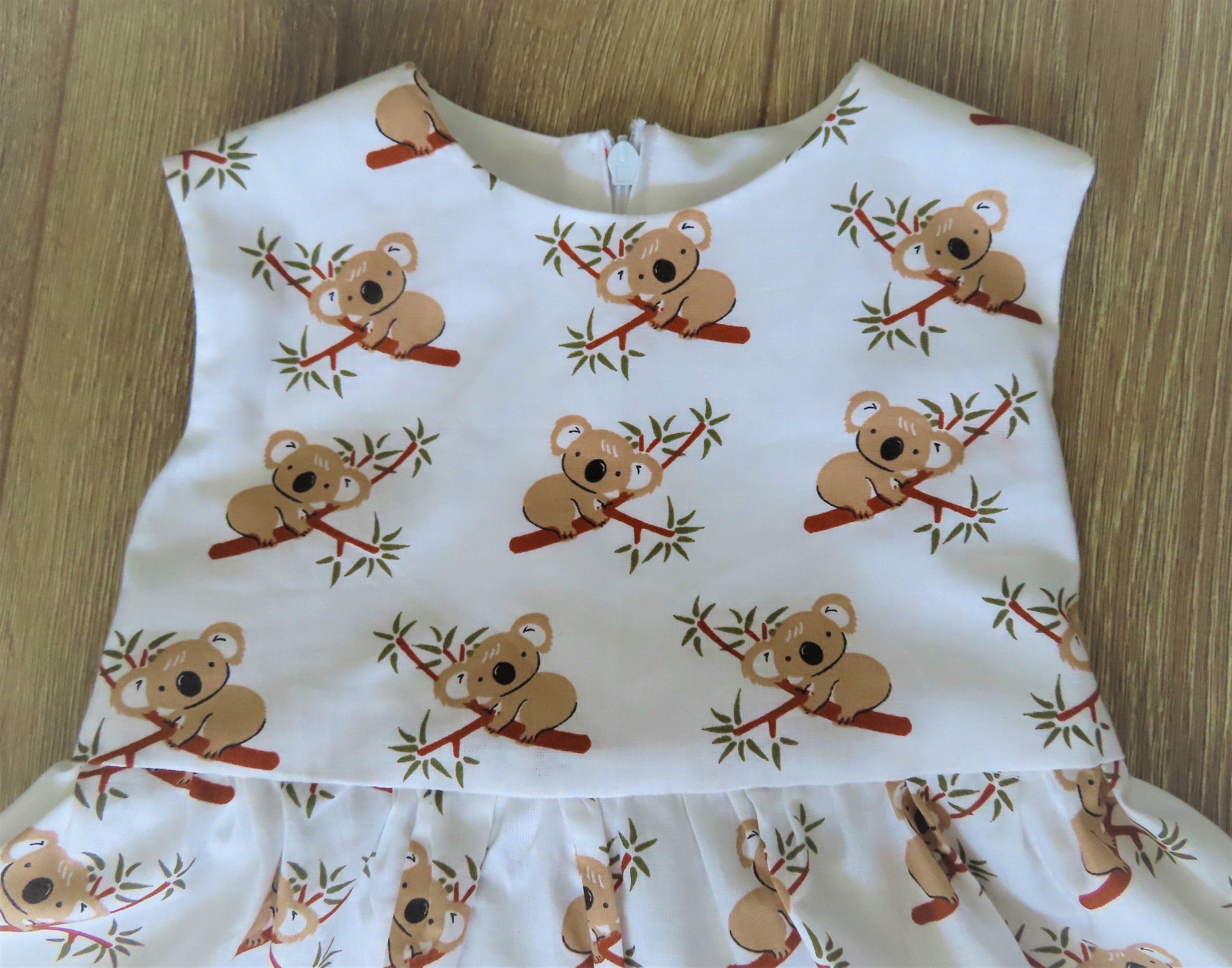 Toddler's Koala Dress | 12-18 Mo Koala Dress - Etsy