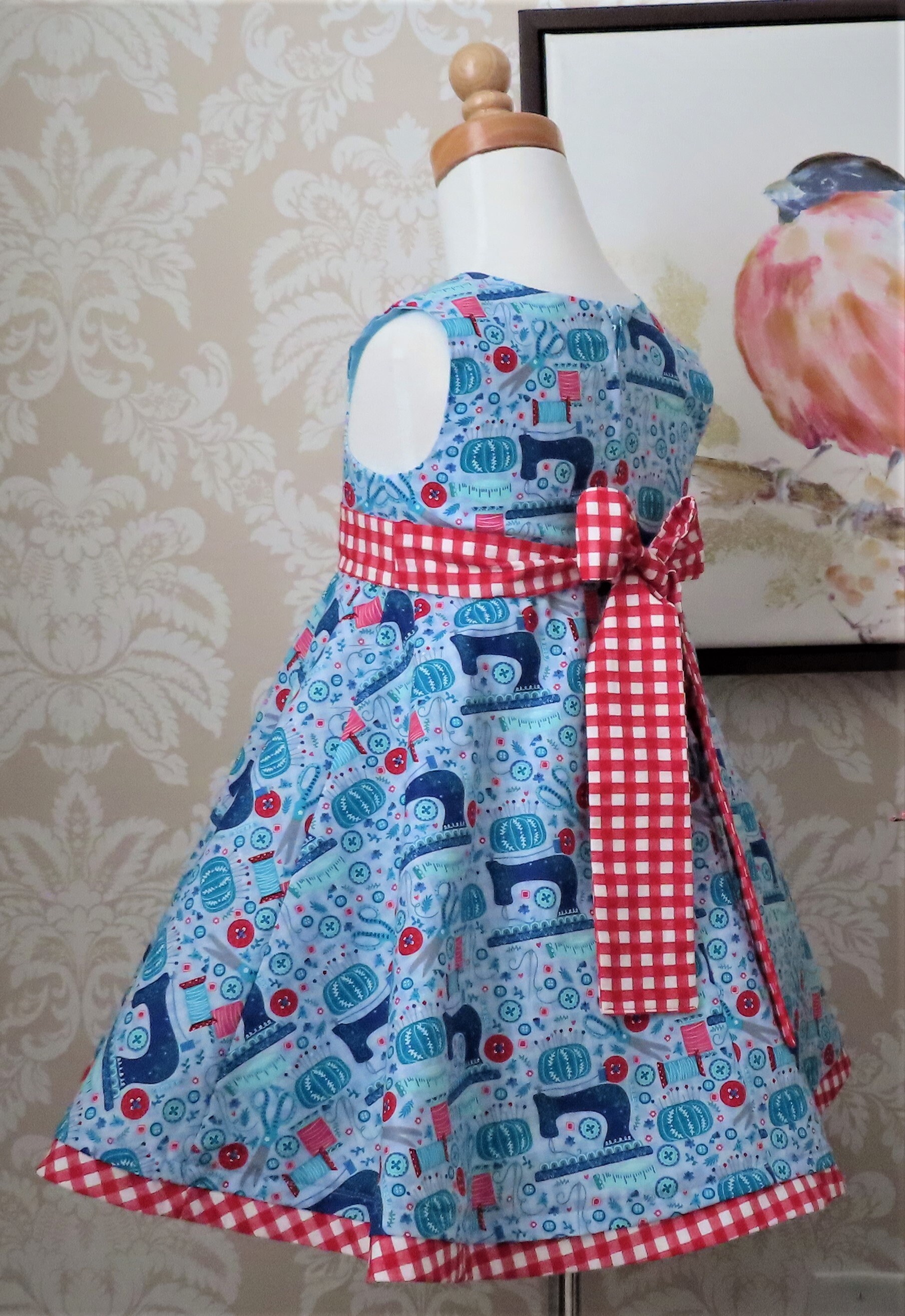 Li'l Dress Maker Dress | Sewing Machine Dress | Girls - Etsy